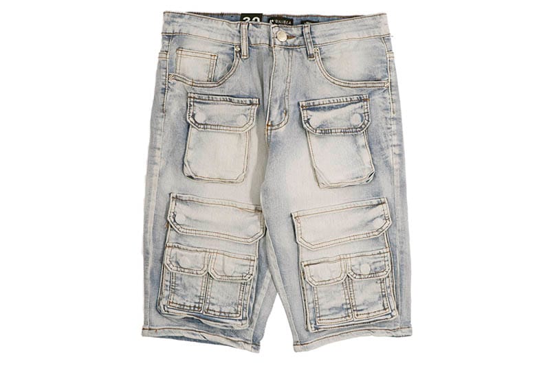 WAIMEA SKINNY CARGO SHORTS (M7438D:BLUE WASH) | すべての商品 | GROWAROUND（グロウ ...