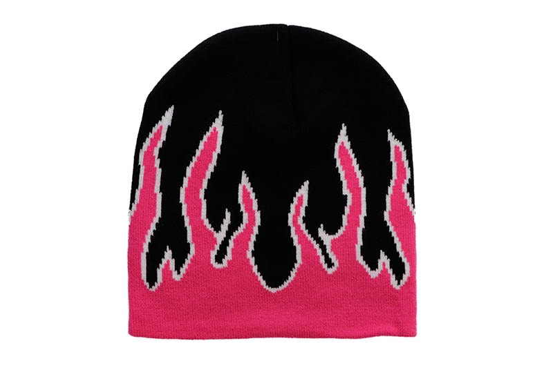 FLAME BEANIE (BLACK/PINK) | すべての商品 | GROWAROUND（グロウアラウンド）公式通販サイト