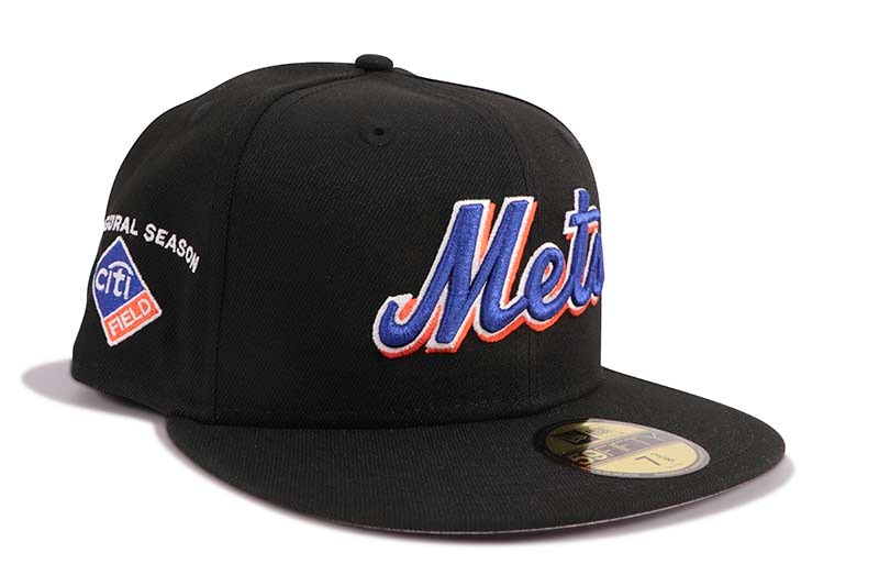 NEW ERA NEW YORK METS 59FIFTY FITTED CAP (CITI FIELD CUSTOM SIDE PATCH ...