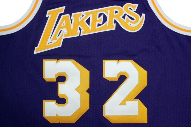 MITCHELL & NESS NBA AUTHENTIC JERSEY (LOS ANGELES LAKERS/1984-85 MAGIC ...