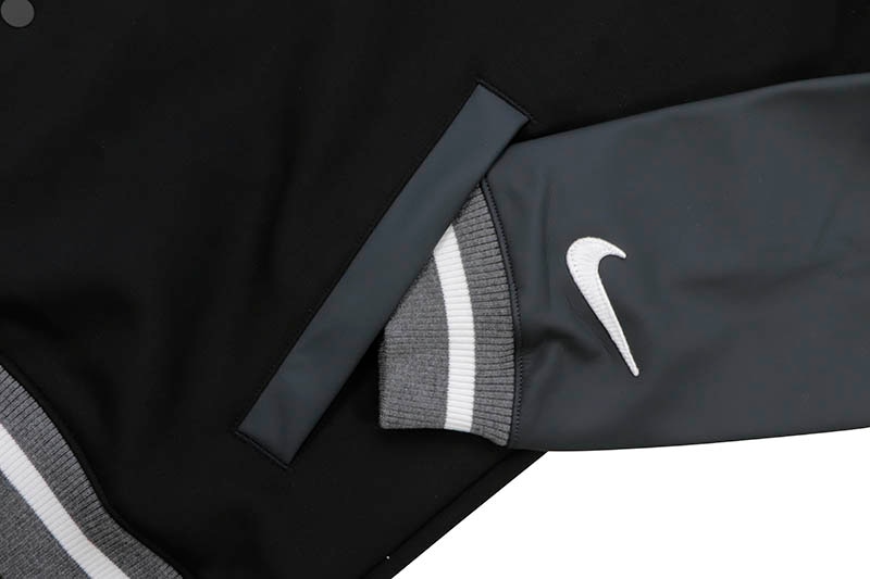 NIKE STOCK LETTERMAN JACKET (DJ5971-010:TM BLACK/TM ANTHRACITE/TM WHITE ...