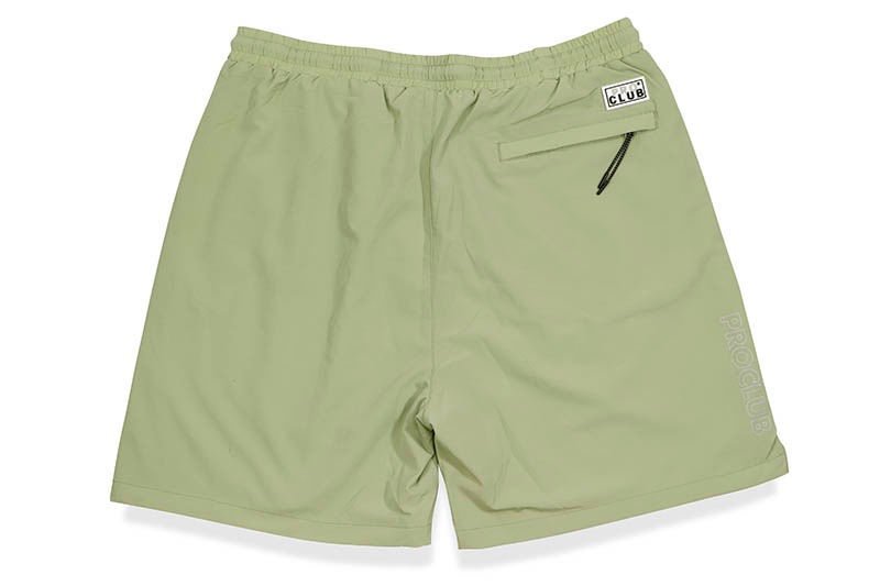 PRO CLUB PERFORMANCE STRETCH NYLON ACTIVE SHORT (SAGE) 13PC0504 | Brand ...