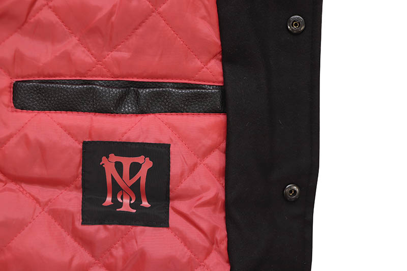 REASON CLOTHING SCARFACE PATCHED WOOL VARSITY JACKET (VJ-03:BLACK ...