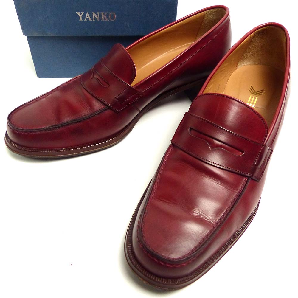 YANKO / ヤンコ コインローファー / ヒールローファー 4 1/2C(23.5cm相当)(レディース・箱付き)【中古】｜ローファー ...