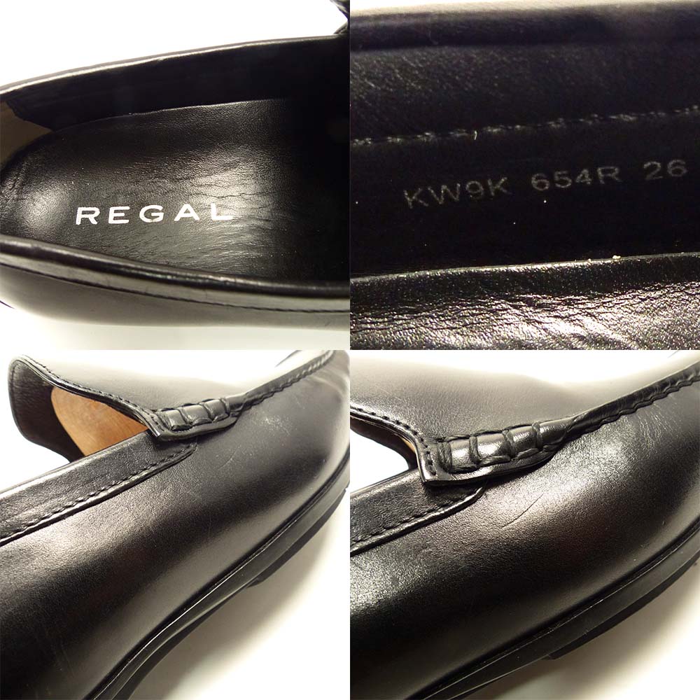 リーガル REGAL 654R モカシン / ヴァンプローファー/ドライビングシューズ 26(26cm相当)(メンズ)【中古】｜ローファー ...