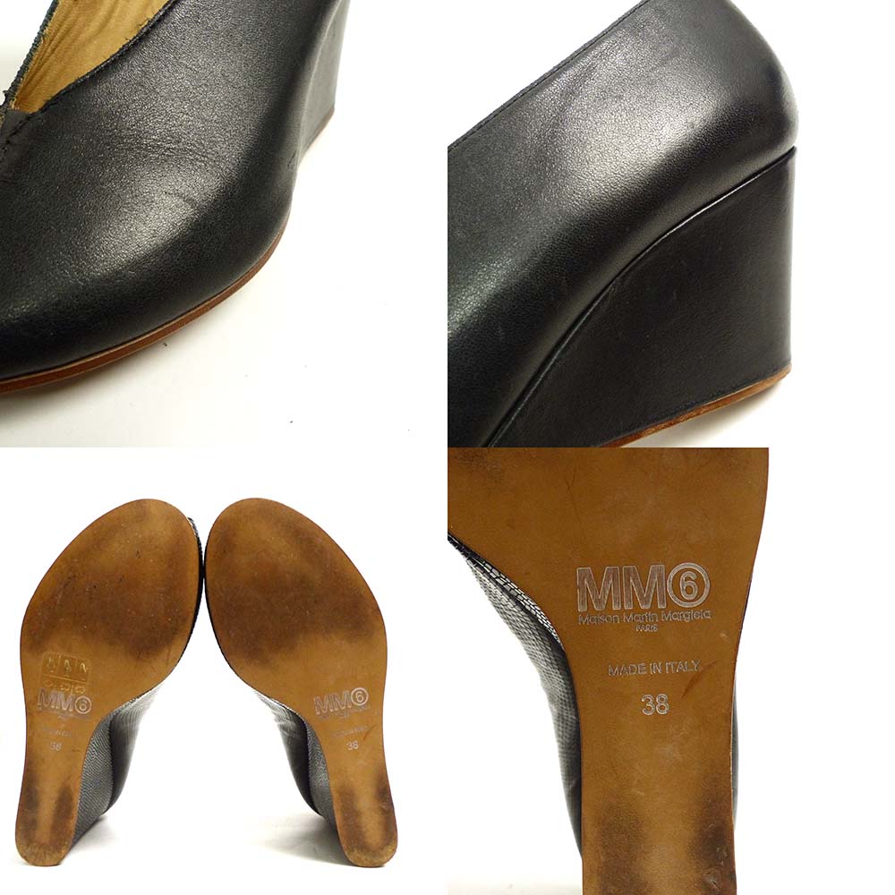 イタリア製 メゾン マルジェラ / Maison Martin Margiela MM6 ウエッジソール / ハイヒール 38(24cm相当)(レディース)【中古】【送料無料】｜レディース ...