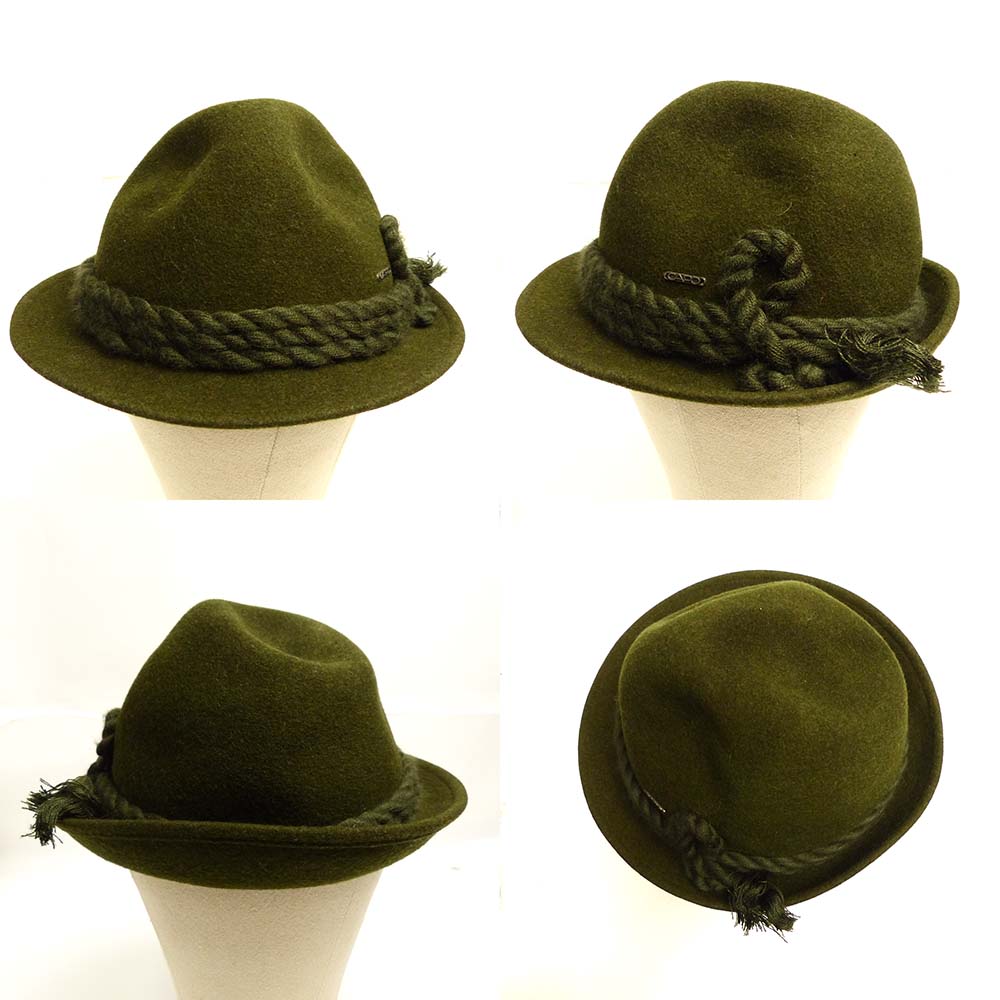 オーストリア製 CAPO / カポ HAT チロリアンハット頭内周56cm【中古】｜帽子｜ブランド中古革靴、ビンテージ雑貨の通販なら ...