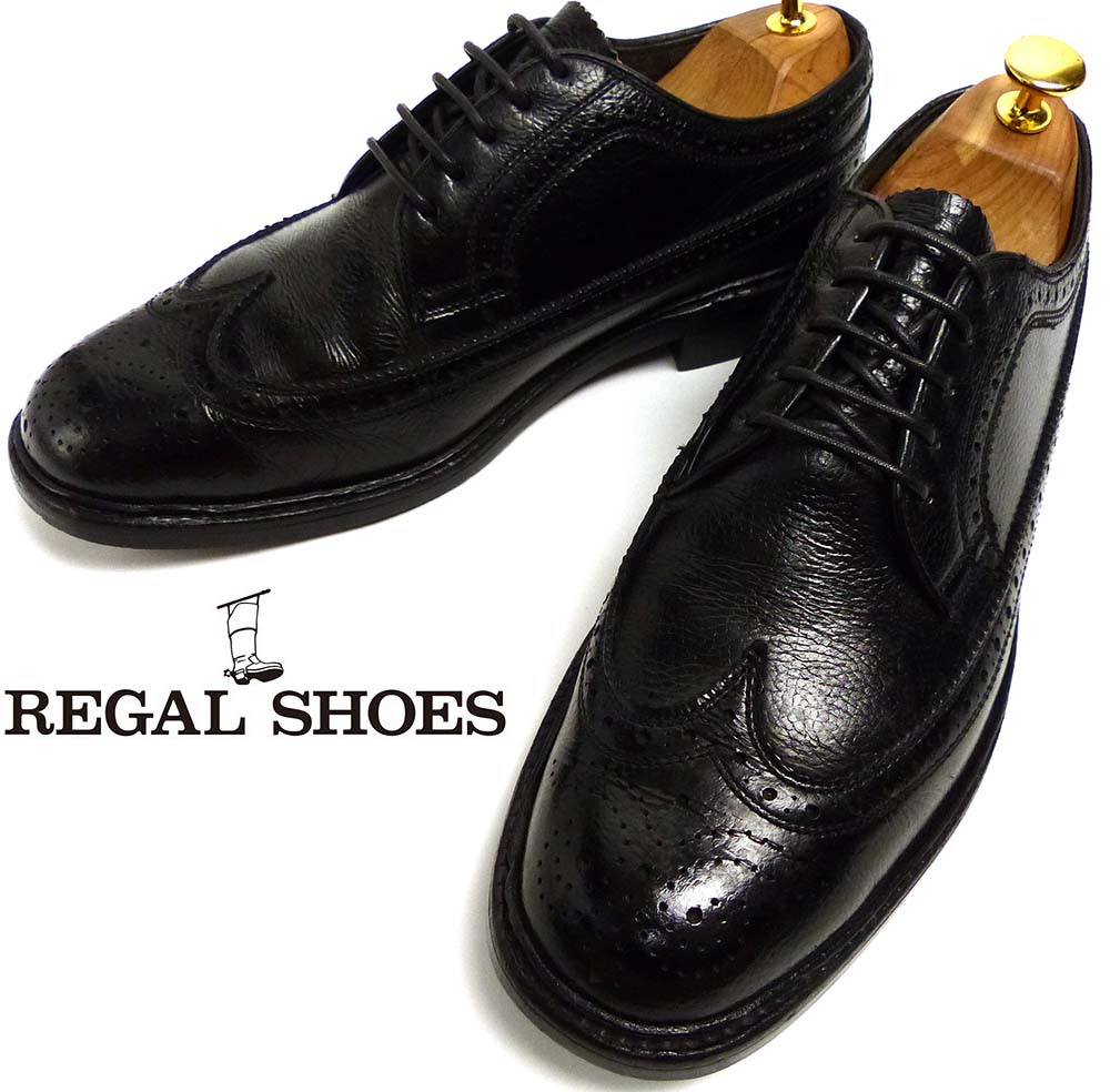 REGAL / リーガル 676 ウイングチップシューズ 25EE(25cm相当)(メンズ)【中古】｜ドレスシューズ｜ブランド中古革靴、ビンテージ雑貨の通販ならAwesome(アウソム)