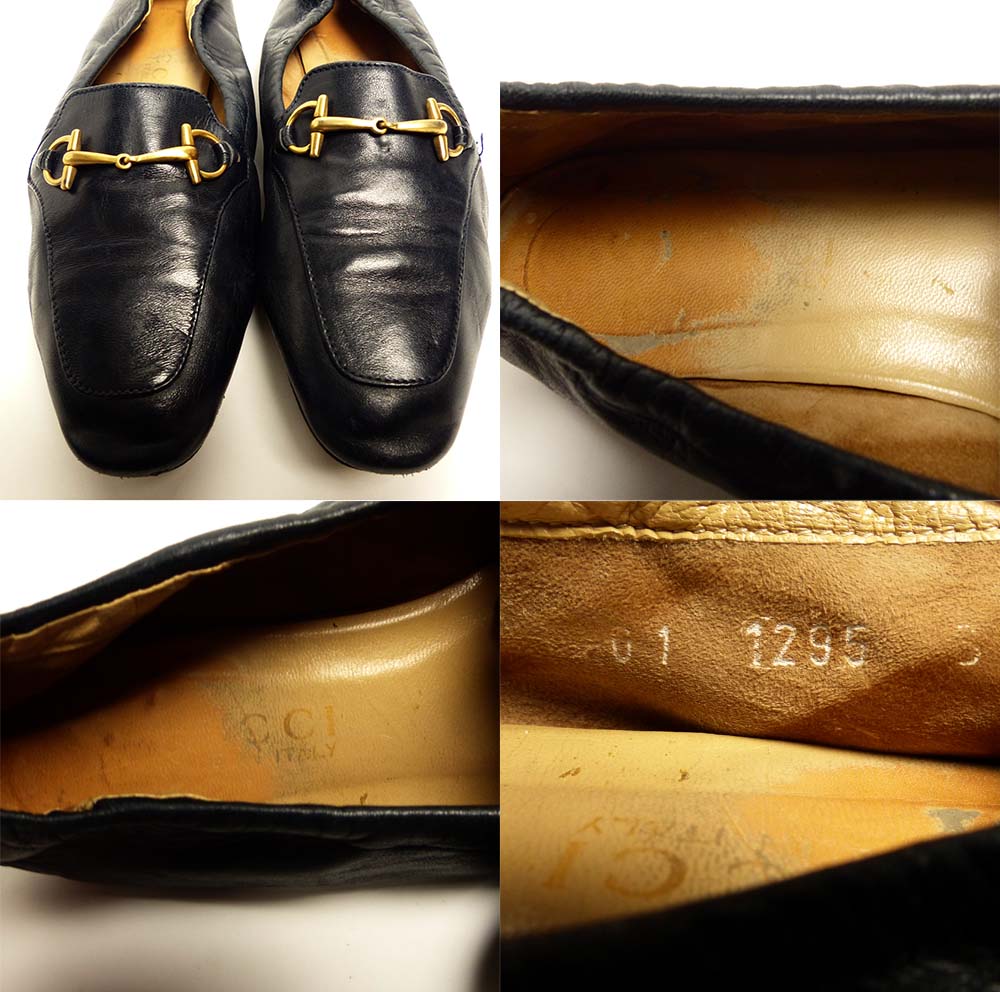 GUCCI / グッチ フラットパンプス / ビットローファー 37 1/2C(24.5cm相当)(箱付き・レディース)【中古】｜ローファー ...