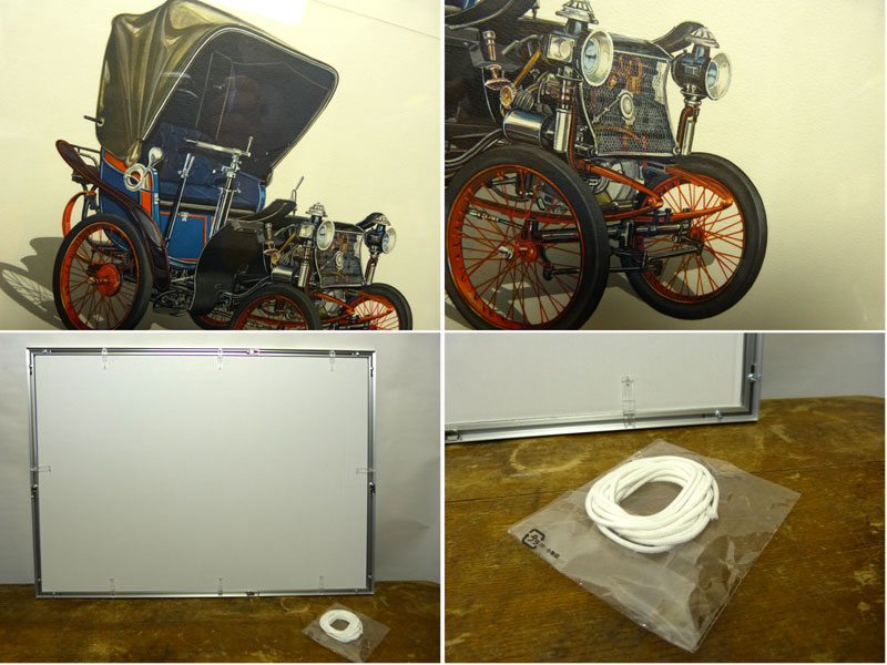 【希少】1899年 PRINETTI ＆ STUCCHI Model 4HP 1966年著 ピニンファリーナ版 ポスター / アート ...