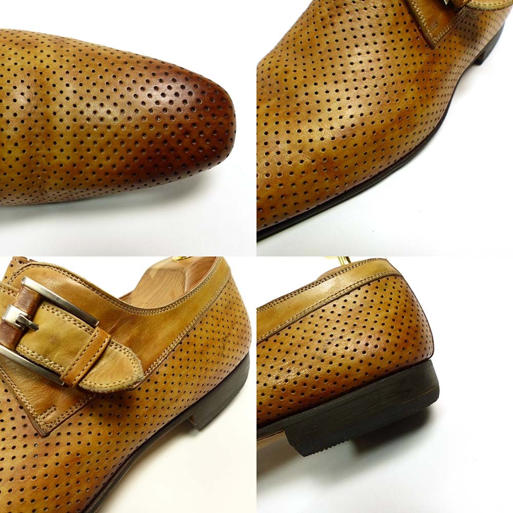 スペイン製 MAGNANNI / マグナーニ モンクストラップシューズ 42(26-26.5cm相当)(メンズ)【中古】｜ドレスシューズ ...