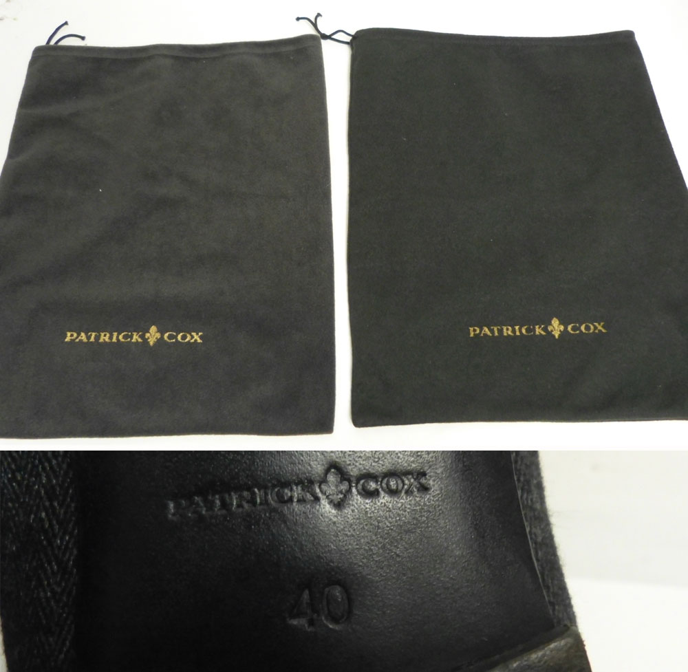 PATRICK COX パトリックコックス ヘリンボーン スニーカー 40(25cm相当)( メンズ)(シューバッグ付き)【中古】｜スニーカー｜ブランド中古革靴、ビンテージ雑貨の通販なら ...