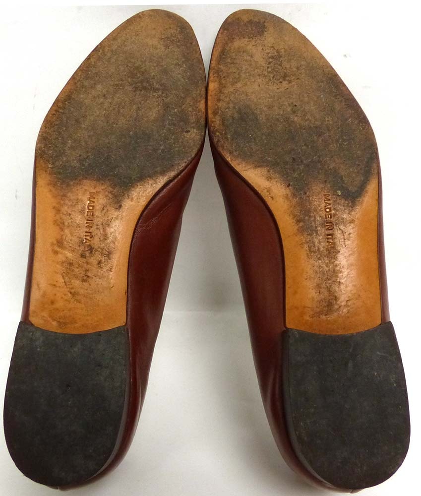 イタリア製 サルヴァトーレ フェラガモ / Salvatore Ferragamo ヴァラリボンレザーパンプス/ ローファー 4 1/2B ...