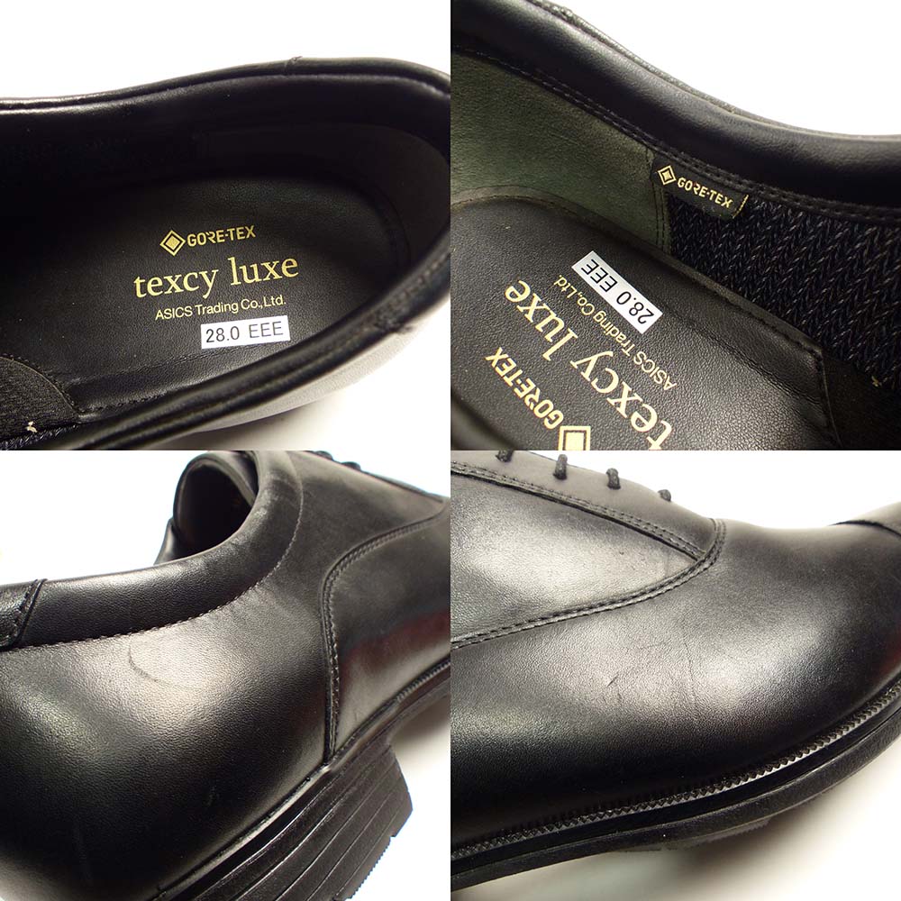 【未使用】asics texcy luxe GORETEX / アシックス ゴアテックス ストレートチップシューズ 28EEE(28cm相当 ...