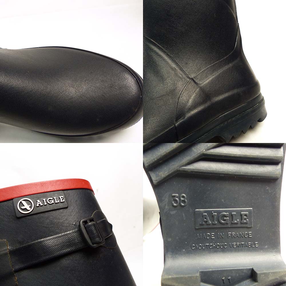 フランス製 AIGLE / エーグル レインブーツ / 長靴 38 (24cm相当)(レディース )【中古】｜ブーツ｜ブランド中古革靴、ビンテージ雑貨の通販ならAwesome(アウソム)
