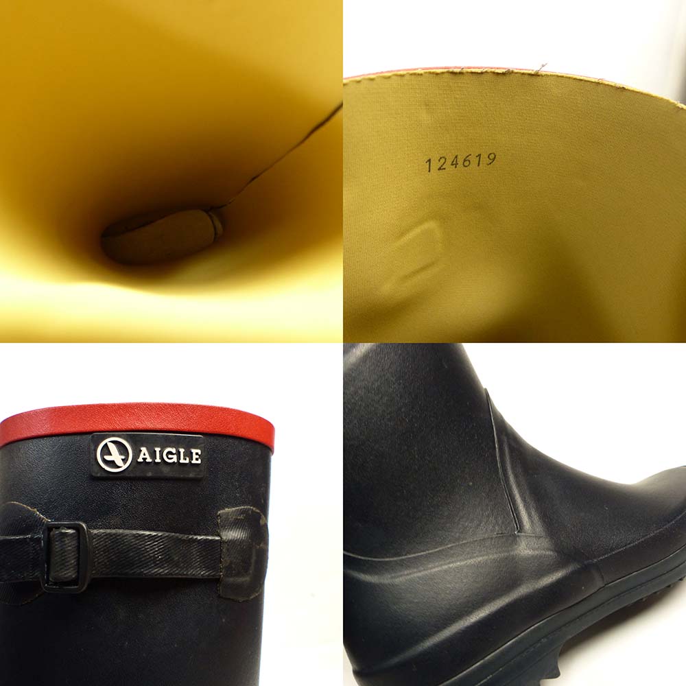 フランス製 AIGLE / エーグル レインブーツ / 長靴 38 (24cm相当)(レディース )【中古】｜ブーツ｜ブランド中古革靴、ビンテージ雑貨の通販ならAwesome(アウソム)