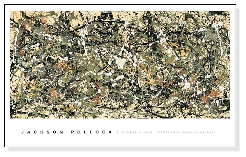 Number 8 1949（ジャクソン ポロック） ポスター販売のアズポスター｜ポスター、アートポスター、フレームも販売中ポスター