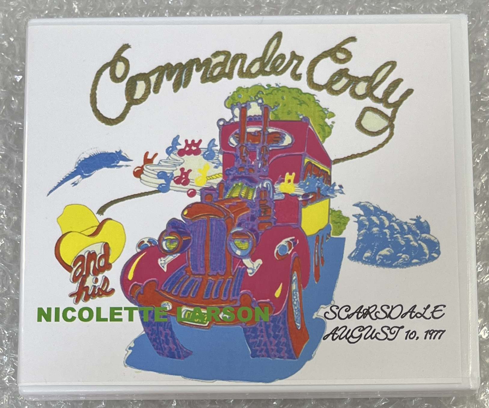 NEW COMMANDER CODY BAND / SCARSDALE AUGUST 10, 1977 (1CD-R) BLUE-U 319 ...