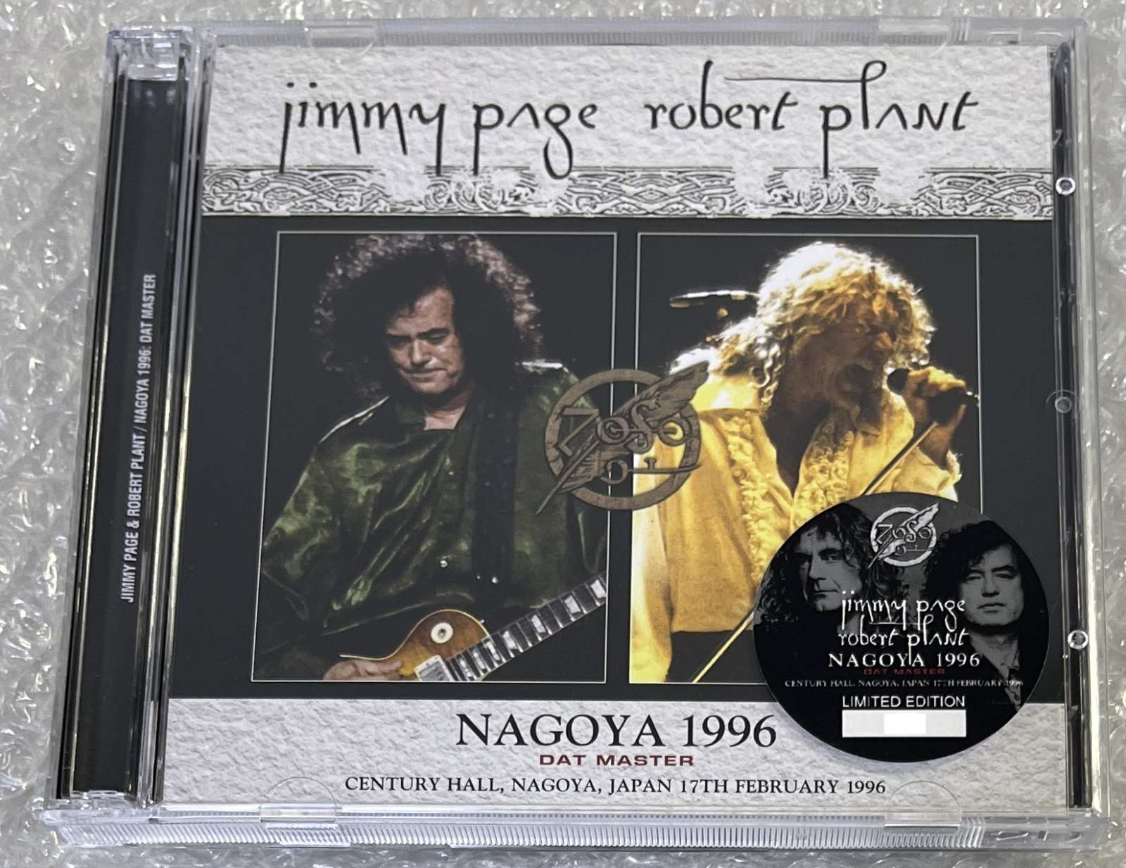 JIMMY PAGE & ROBERT PLANT / NAGOYA 1996: DAT MASTER (2CD) WARDOUR-568 | 直近1週間の新着中古商品 | Used Shop ...