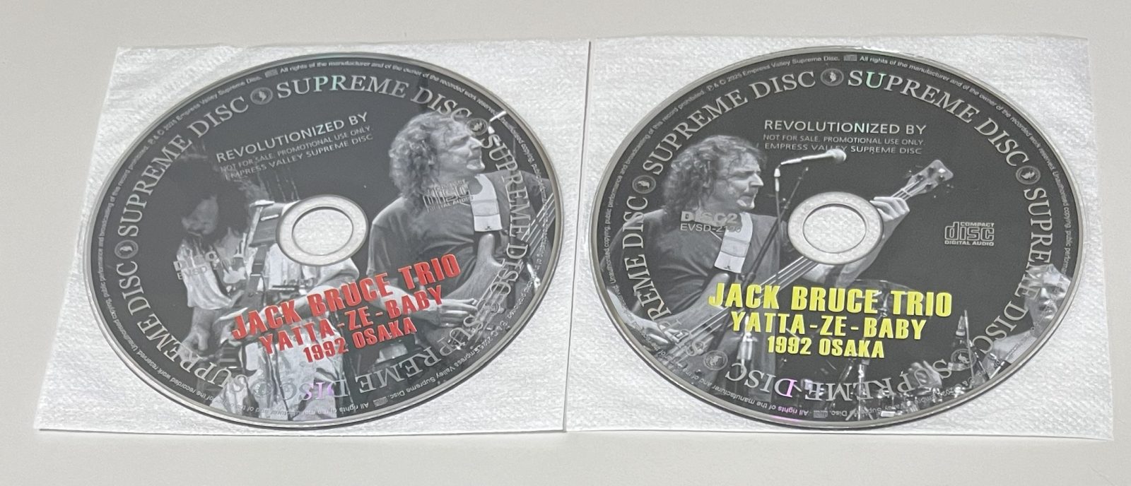 JACK BRUCE TRIO / YATTA-ZE-BABY 1992 OSAKA「やったぜベイビー！」(2CD) EMPRESS ...