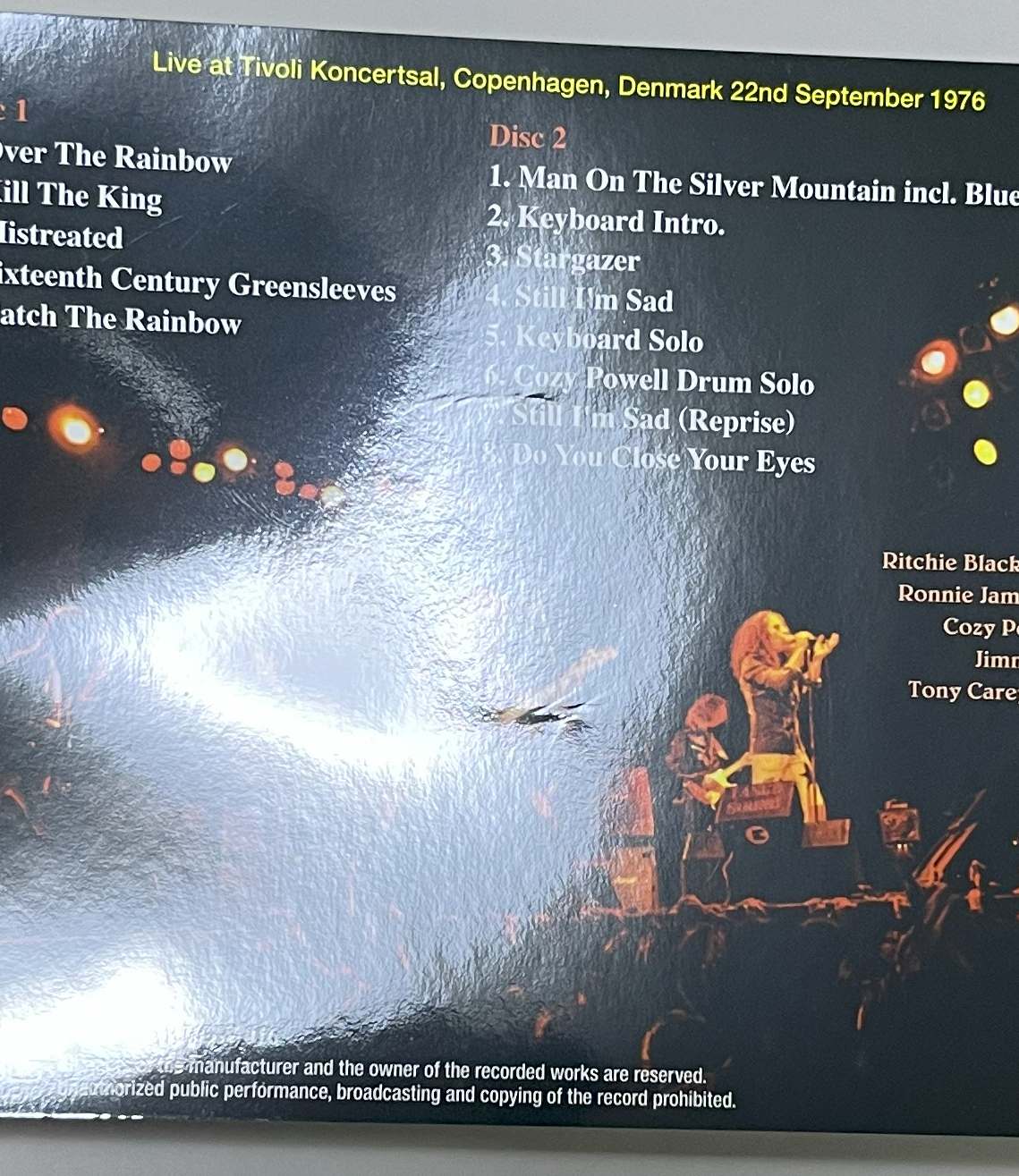 RAINBOW / THE RAGING GOD (2CD) RISING ARROW-016 | 中古品HR/HM,パープル/レインボー関連 ...