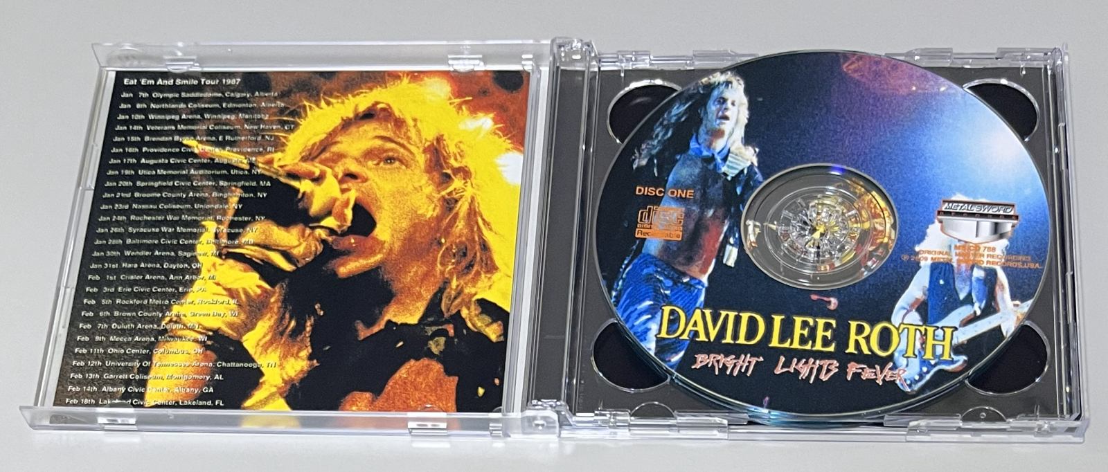 DAVID LEE ROTH / BRIGHT LIGHTS FEVER (2CD-R) METAL SWORD RECORDS / MS ...