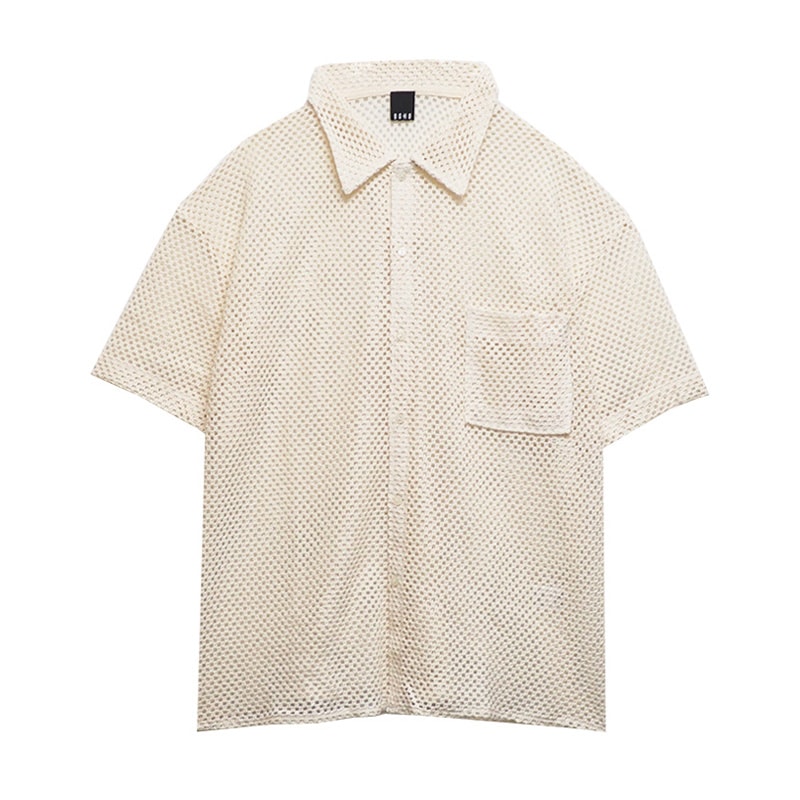 NET SHIRTS 【IVORY】 | BAGARCH