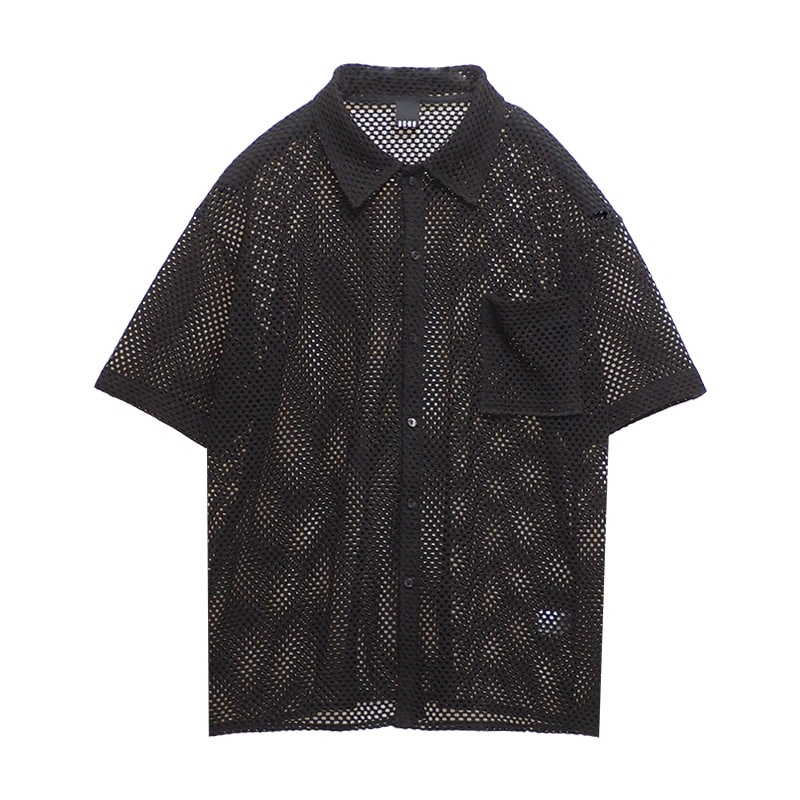 NET SHIRTS 【BLK】 | BAGARCH