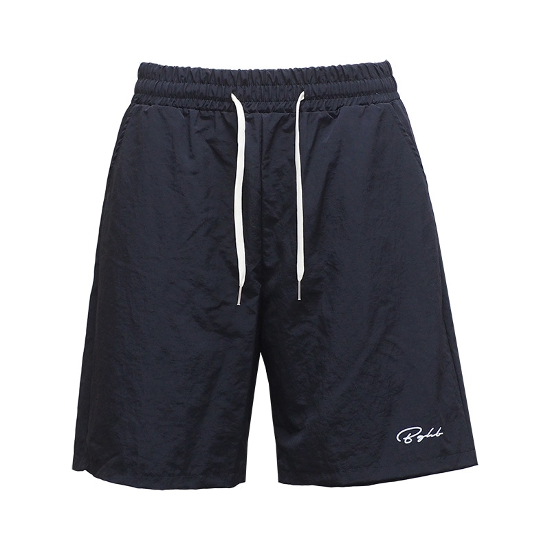 SCRIPT NYLON SHORTS 【BLK】 | BAGARCH