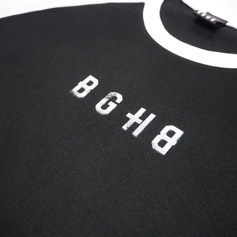BGHB GANG RAGLAN-TS 【BLK/WHT】 | BAGARCH