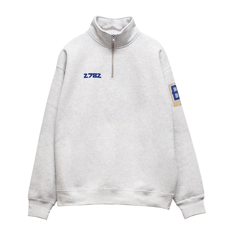 HALF ZIP PULLOVER 【ASH GRAY】 | BAGARCH