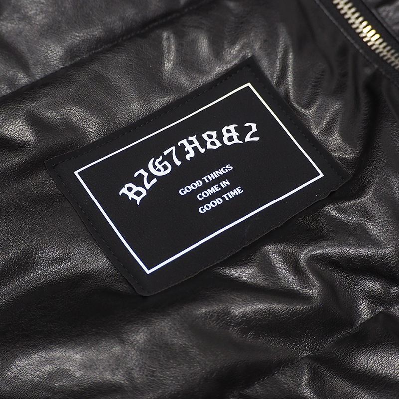PU LEATHER PADDING JKT 【BLK】 | BAGARCH