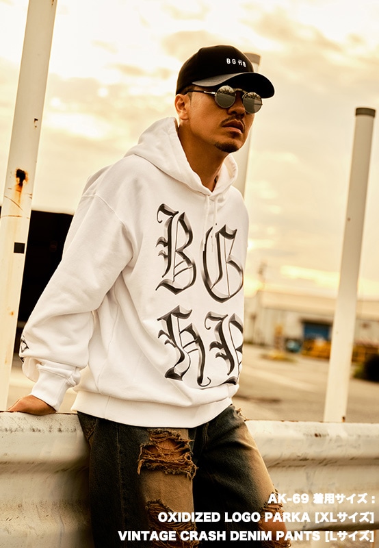 OXIDIZED LOGO PARKA【WHT】 | BAGARCH