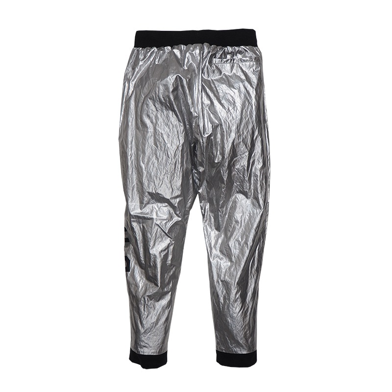 SILVER NYLON PANTS | BAGARCH