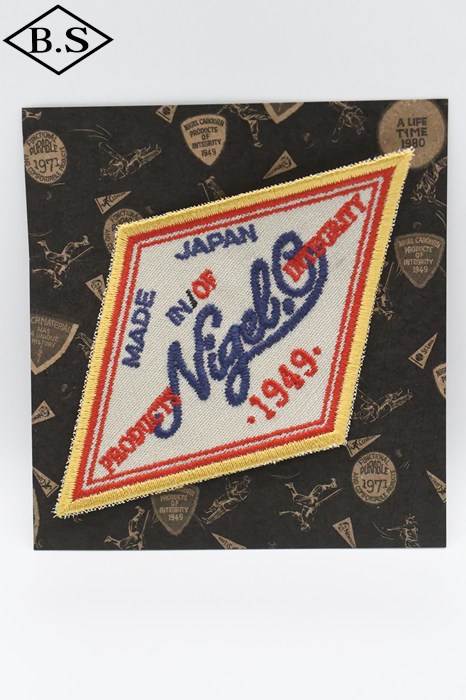 NigelCabourn / ナイジェルケーボン Nigel Cabourn ワッペン 80500067003 WAPPEN RHOMBUS オートミール [アメカジ] [通販](バーンストーマー)