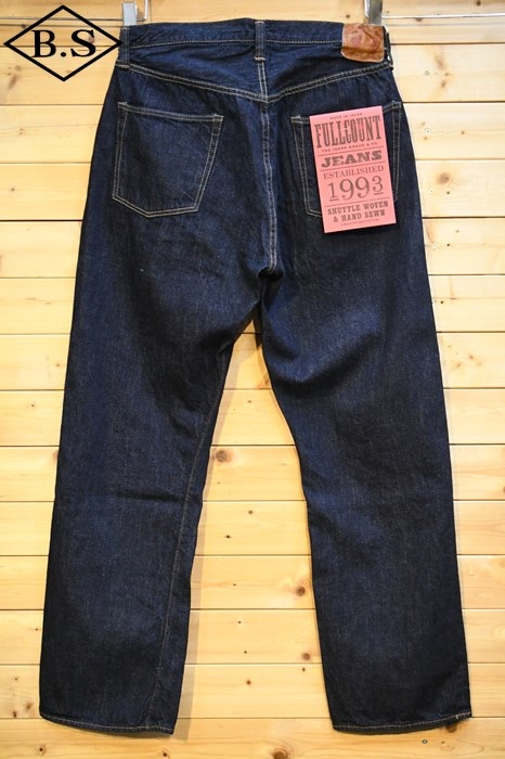 FULL_COUNT / フルカウント FULLCOUNT ジーンズ 0105SSW Wide Denim Super Smooth (One Wash) [アメカジ] [通販](バーンストーマー)