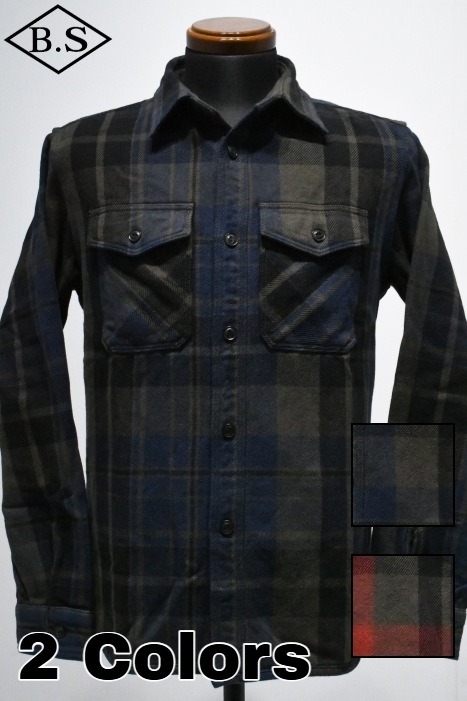 UES / ウエス UES 長袖シャツ 502552 EXTRA HEAVY FLANNEL SHIRT エクストラヘビーネルシャツ ...