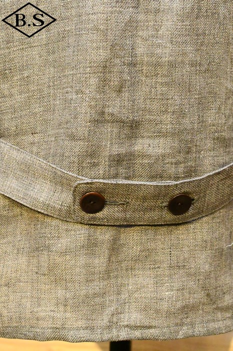 Dapper's / ダッパーズ Dapper’s ベスト LOT1712 Classical Linen Work Vest BROWN ...