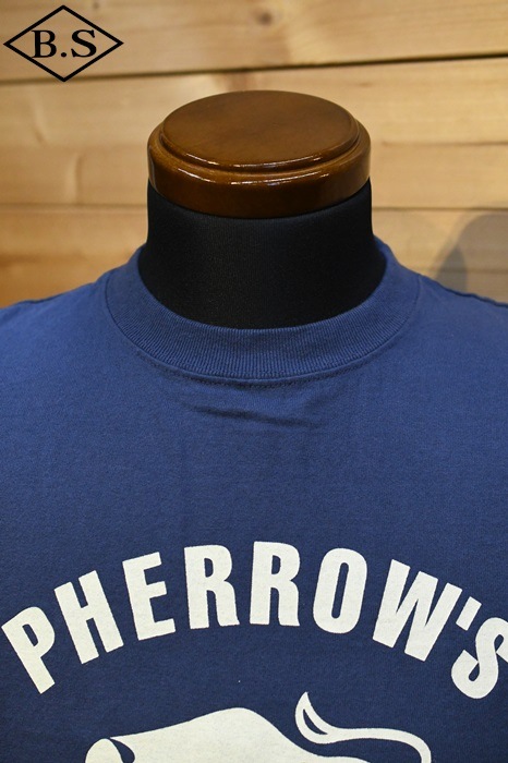 pherrow's / フェローズ PHERROW’S Tシャツ 24S-PT2 バッファロー プリントTシャツ TEE [アメカジ] [通販](バーンストーマー)