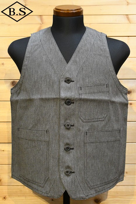 Dapper's / ダッパーズ Dapper’s ベスト LOT1686 40’s Style Work Vest Type WW2 ...