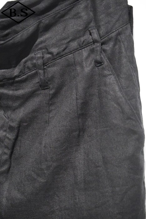 PORTER CLASSIC / ポータークラシック PORTER パンツ LINEN CLASSIC PANTS リネン クラシック ブラック [アメカジ] [通販](バーンストーマー)