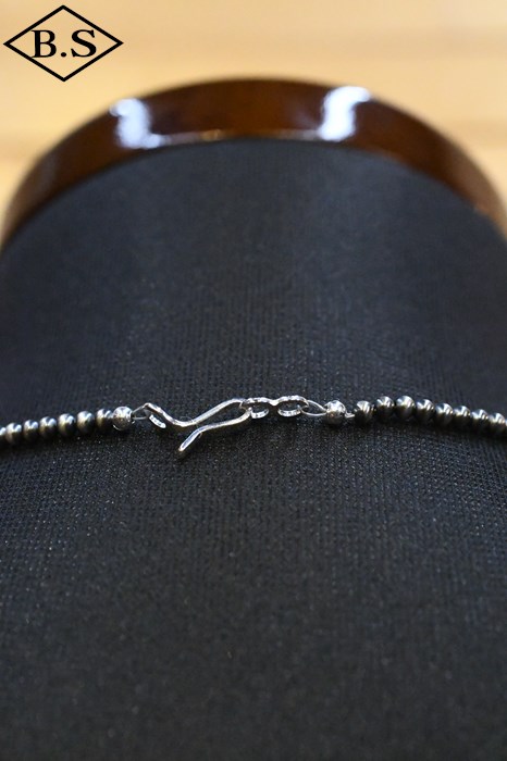 インディアンジュエリー / インディアンジュエリー FN30 ナバホ族 ナバホパールビーズチェーン 3mm 55cm [アメカジ] [通販](バーンストーマー)