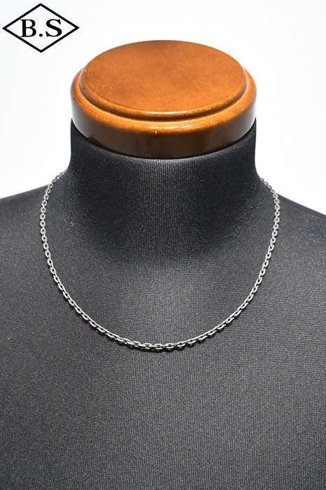 インディアンジュエリー / インディアンジュエリー INDIAN JEWELRY 小物 ネックレス CLX100/4C-50cm 幅3.2mm あずき4面カット 線径1.0mm 燻し銀 ...