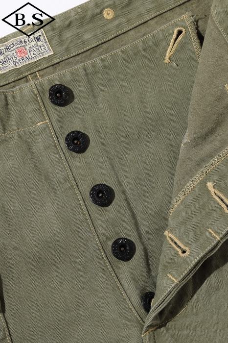 短パン / バズリクソンズ BUZZ RICKSON'S 短パン BR52388 U.S. MARINE CORPS HERRINGBONE SHORTS [アメカジ] [通販](バーンストーマー)