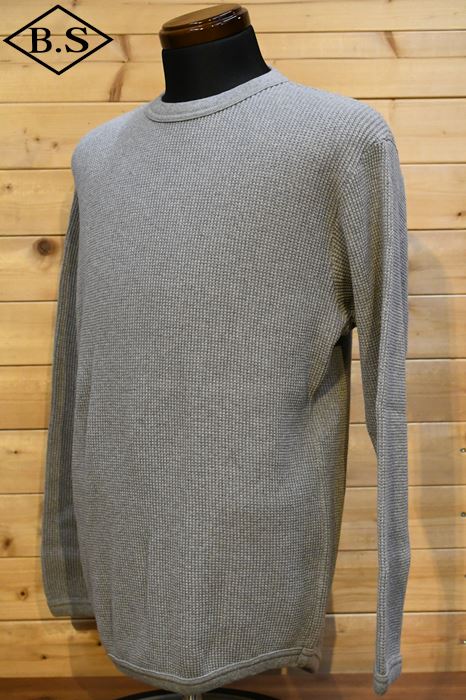 CUSHMAN / クッシュマン CUSHMAN ロンT 26361 BIG WAFFLE LONG SLEEVE TEE ビッグワッフル サーマル [アメカジ] [通販](バーンストーマー)