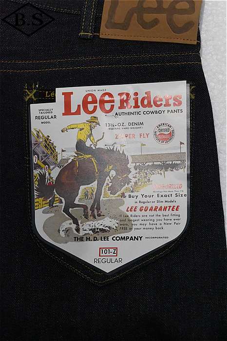 LEE / リー Lee ジーンズ ARCHIVES RIDERS 101-Z 1962 インディゴ ノンウォッシュ [アメカジ] [通販](バーンストーマー)