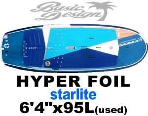 2021 スターボード ハイパー フォイル ボード STARBOARD HYPER FOIL BOARD 6'4"x25"x95L（中古 ...