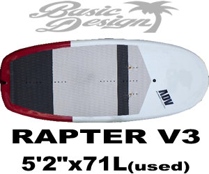 2023 アドヴァンス ラプター V3 ADVANSED RAPTER V3 5'2"x26"x71L（中古/UFOILB-069）│中古 ...