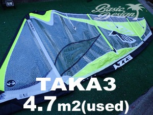 2017 イジーセイル タカ3 EZZY TAKA3 4.7m2 (中古/USW-738）│中古ウインドサーフィンボード・セイルなら ...