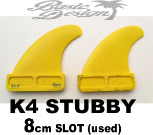 2019 ケィフォーフィン スタビー スロットボックス K4 FIN STUBBY 8cm（中古/URF-097）│中古ウインドサーフィンボード・セイルならウインドサーフィンショップ ...